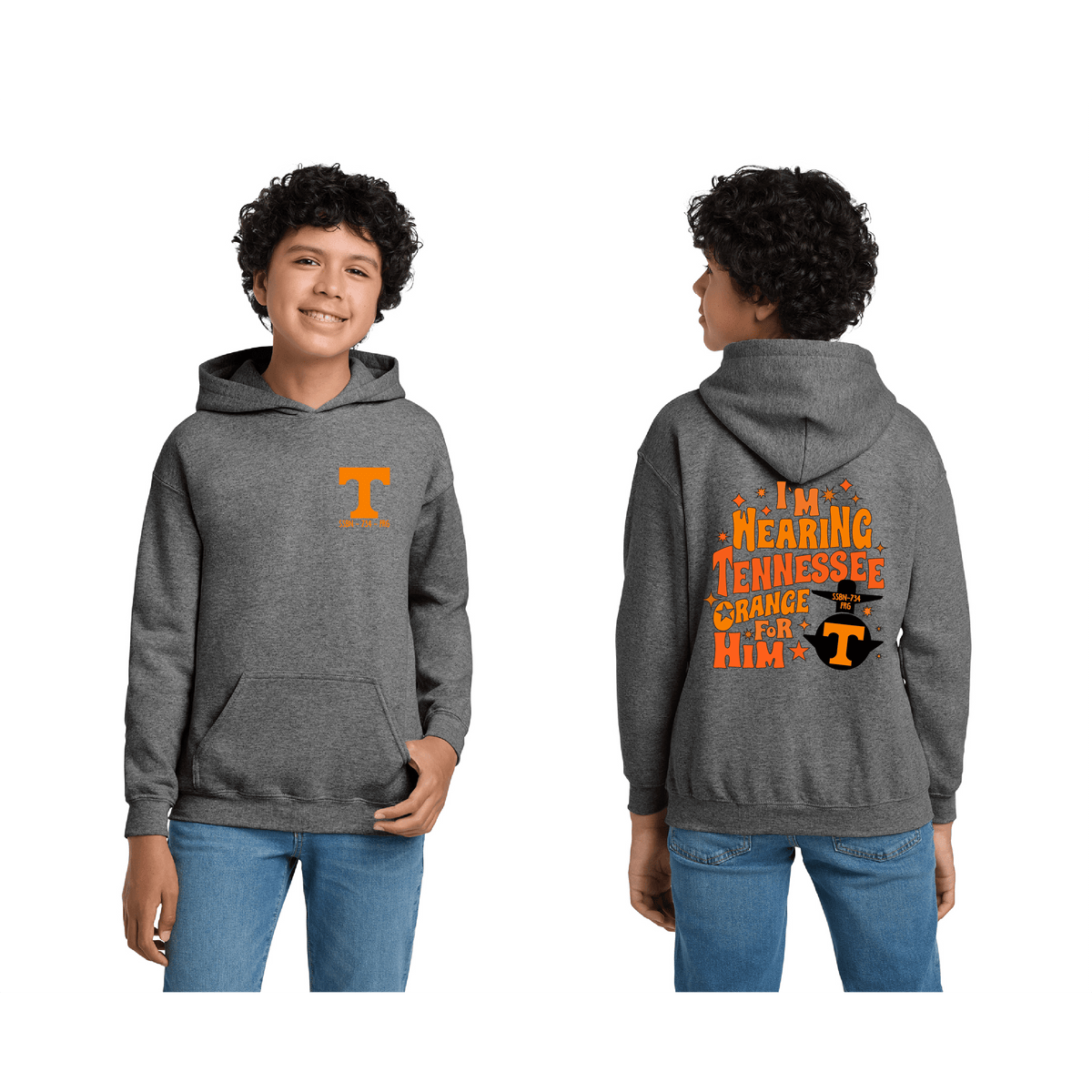 USS TN Gold FRG Wearing TN Orange Hoodie – CM Design and Gifts