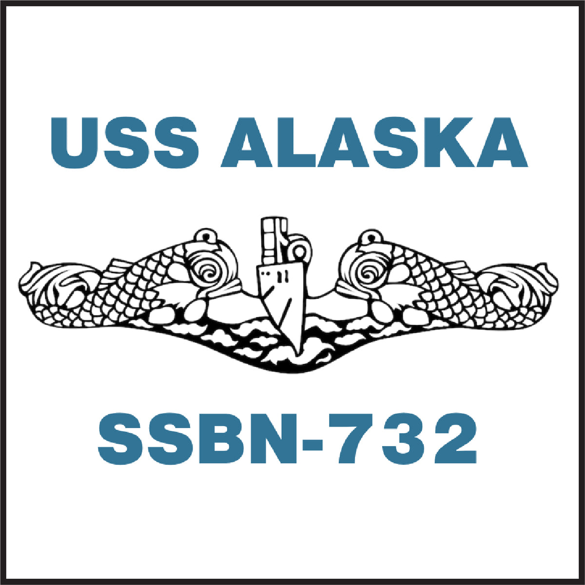 USS Alaska Blue FRG – CM Design and Gifts