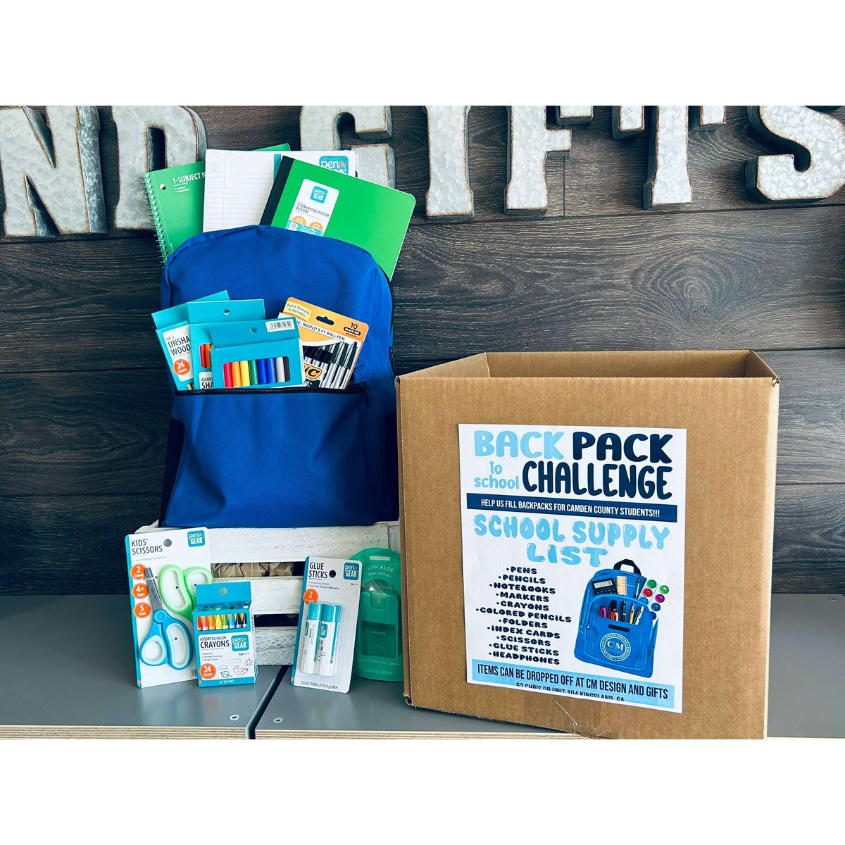 Fill the Backpack Donation – CM Design and Gifts