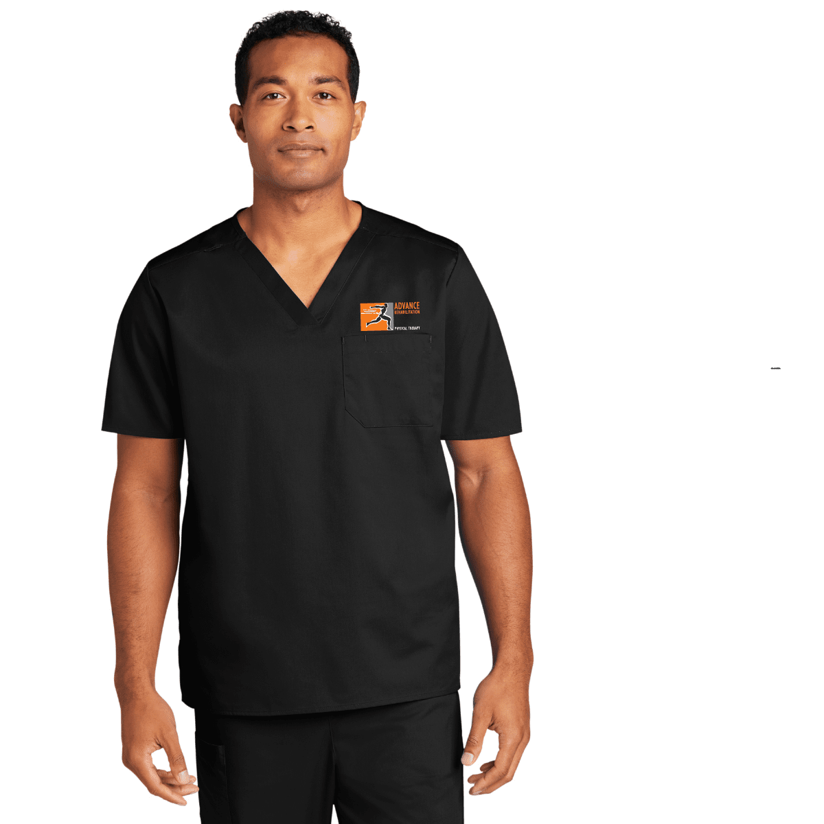 Advance Rehabilitation Unisex WorkFlex Chest Scrub Top – CM Design and ...