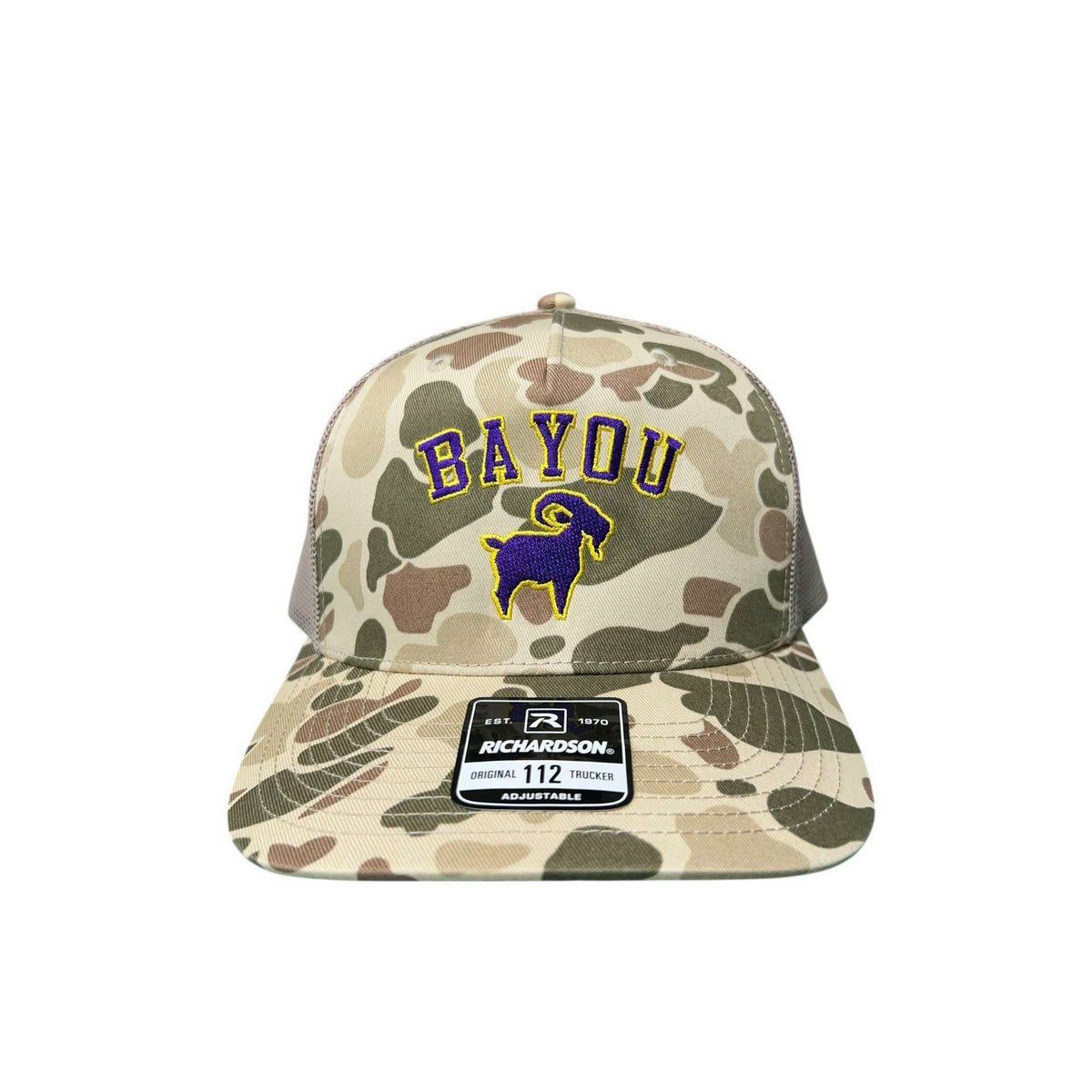 BAYOU GOAT Camo Trucker – CM Design and Gifts