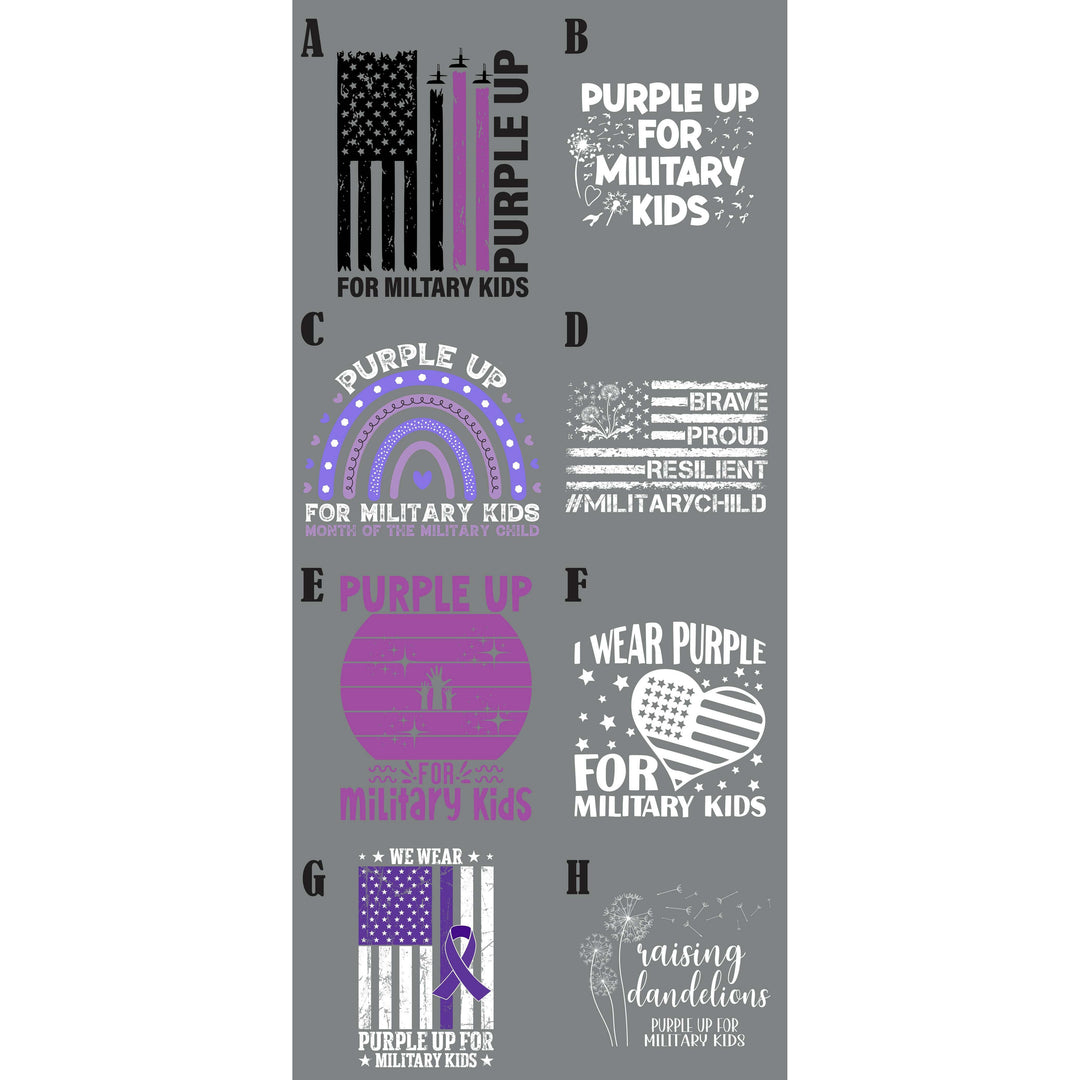 Purple up for Military Kids – CM Design and Gifts