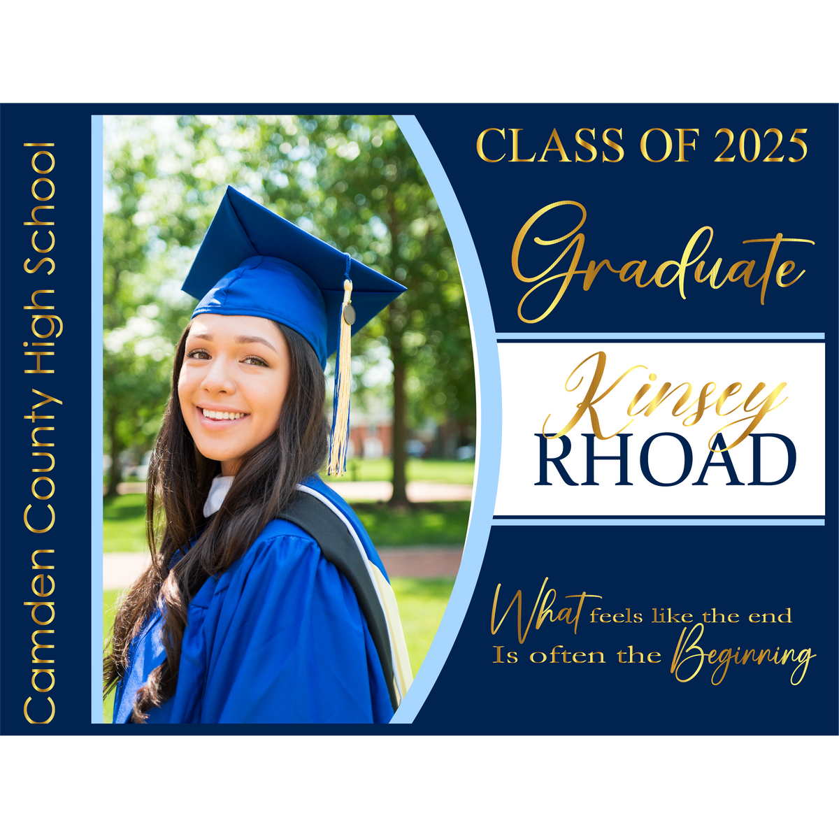 CCHS Senior Wildcat Yard Sign – CM Design and Gifts