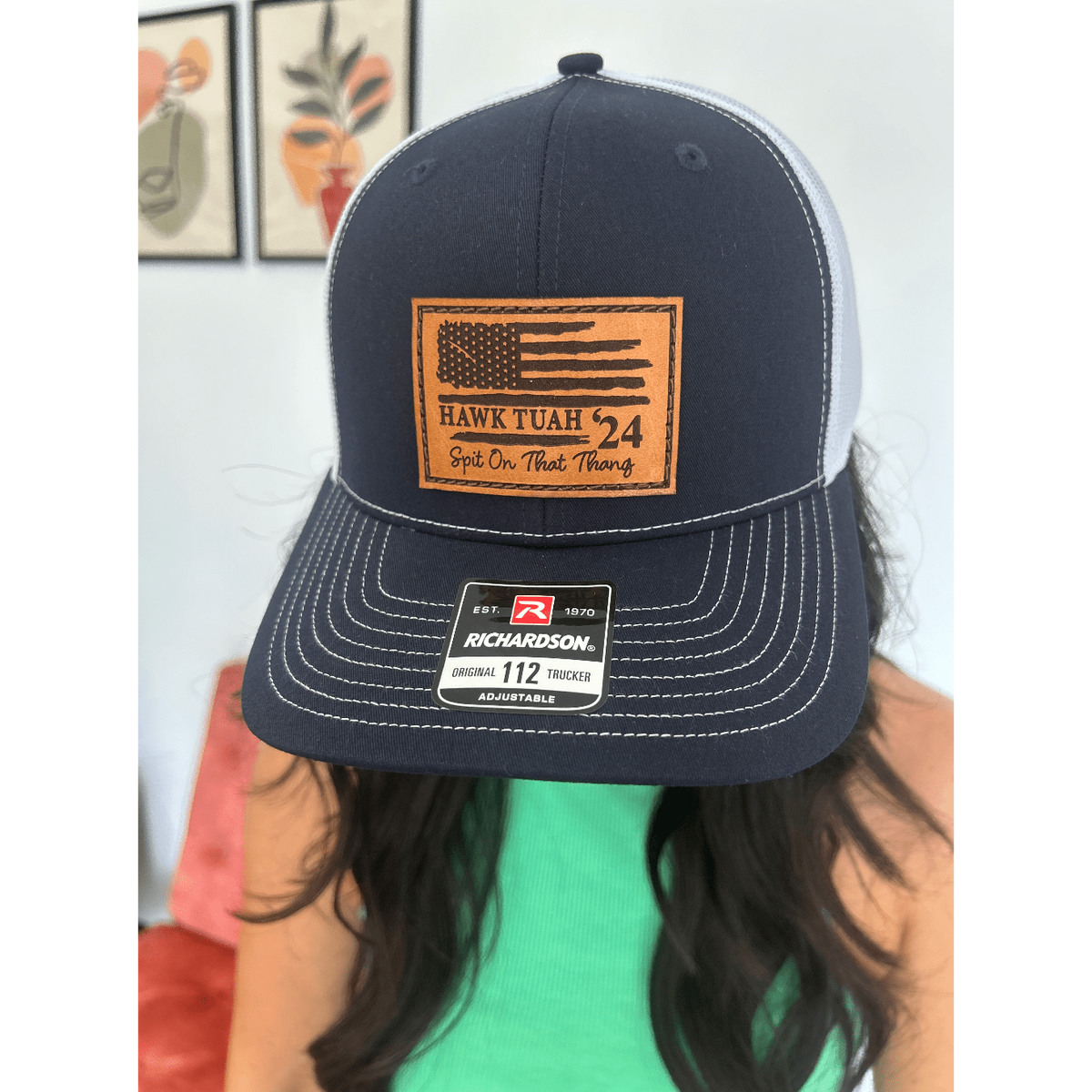 Hawk Tuah Leather Hats – CM Design and Gifts