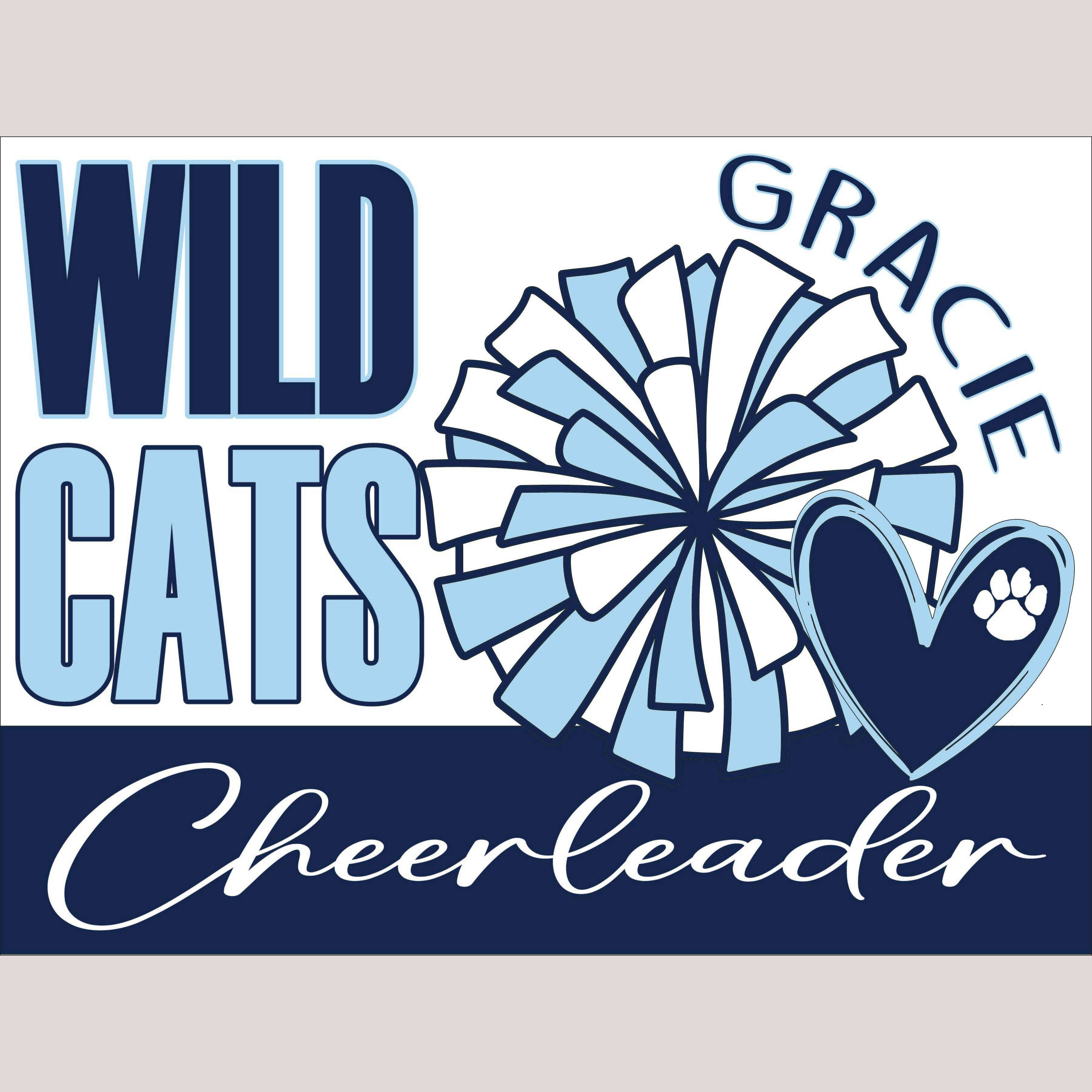 CCHS Wildcat Yard Sign – CM Design and Gifts