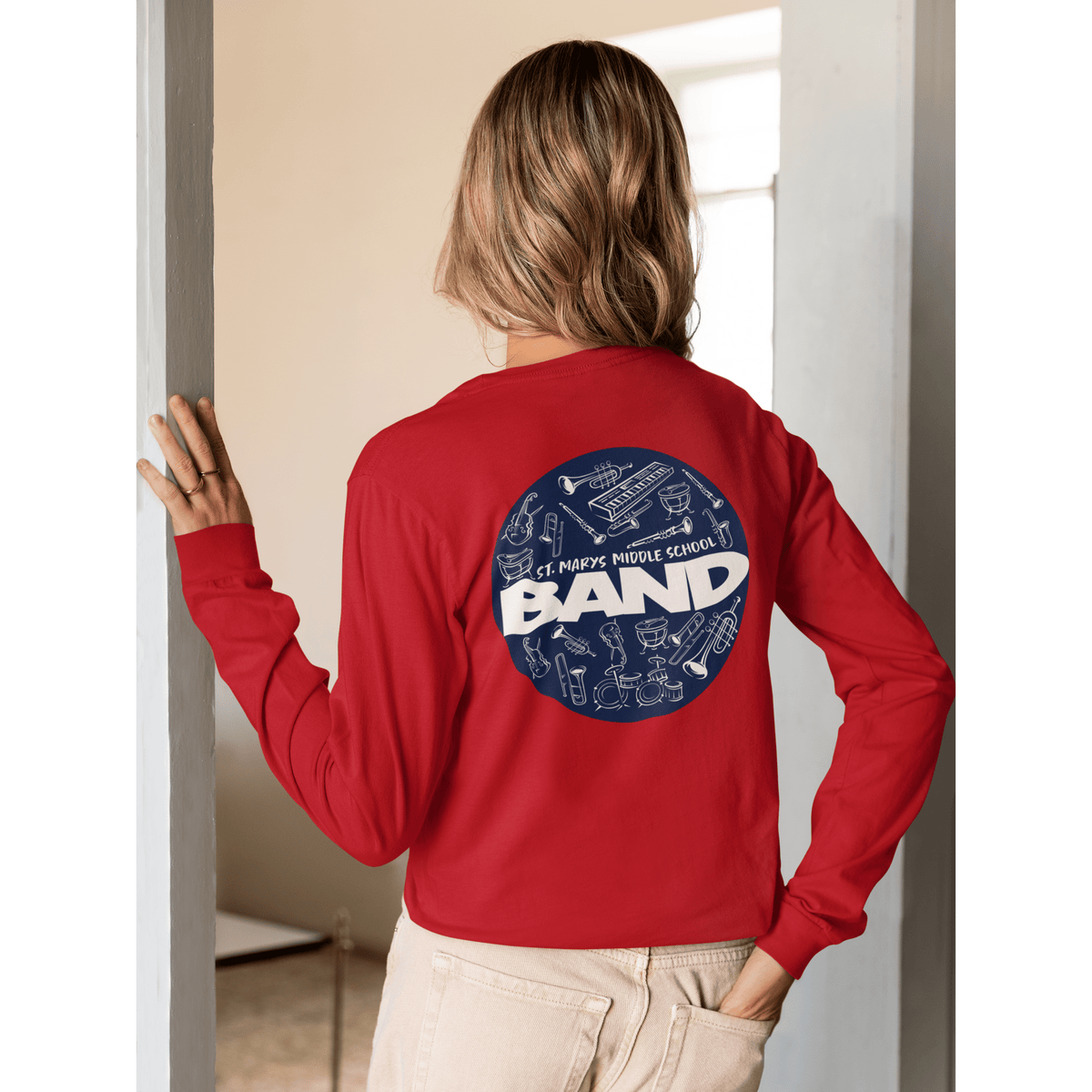 SMMS Band Circle Long Sleeve Tee – CM Design and Gifts